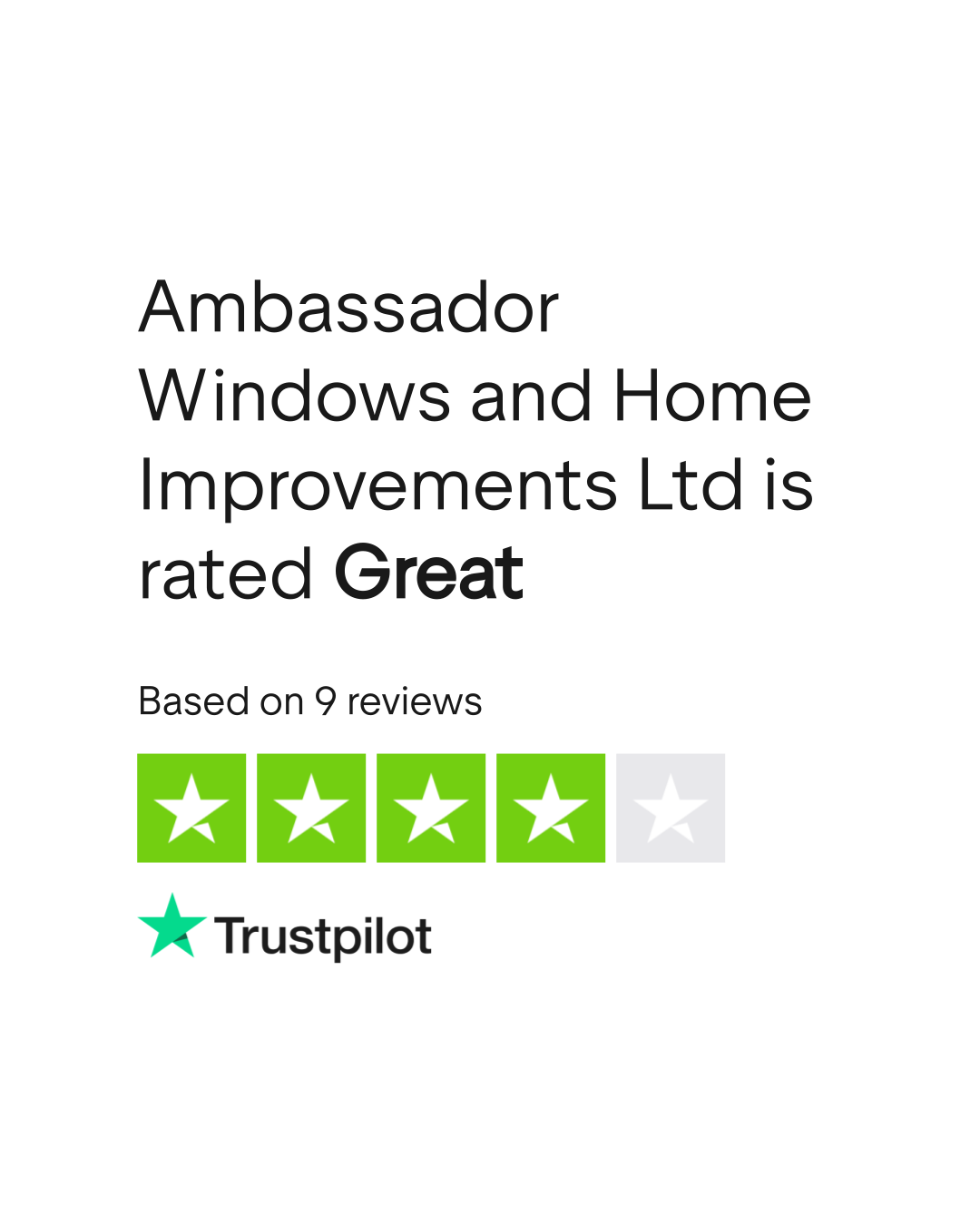 Ambassador Windows and Home Improvements Ltd Reviews | Read Customer ...