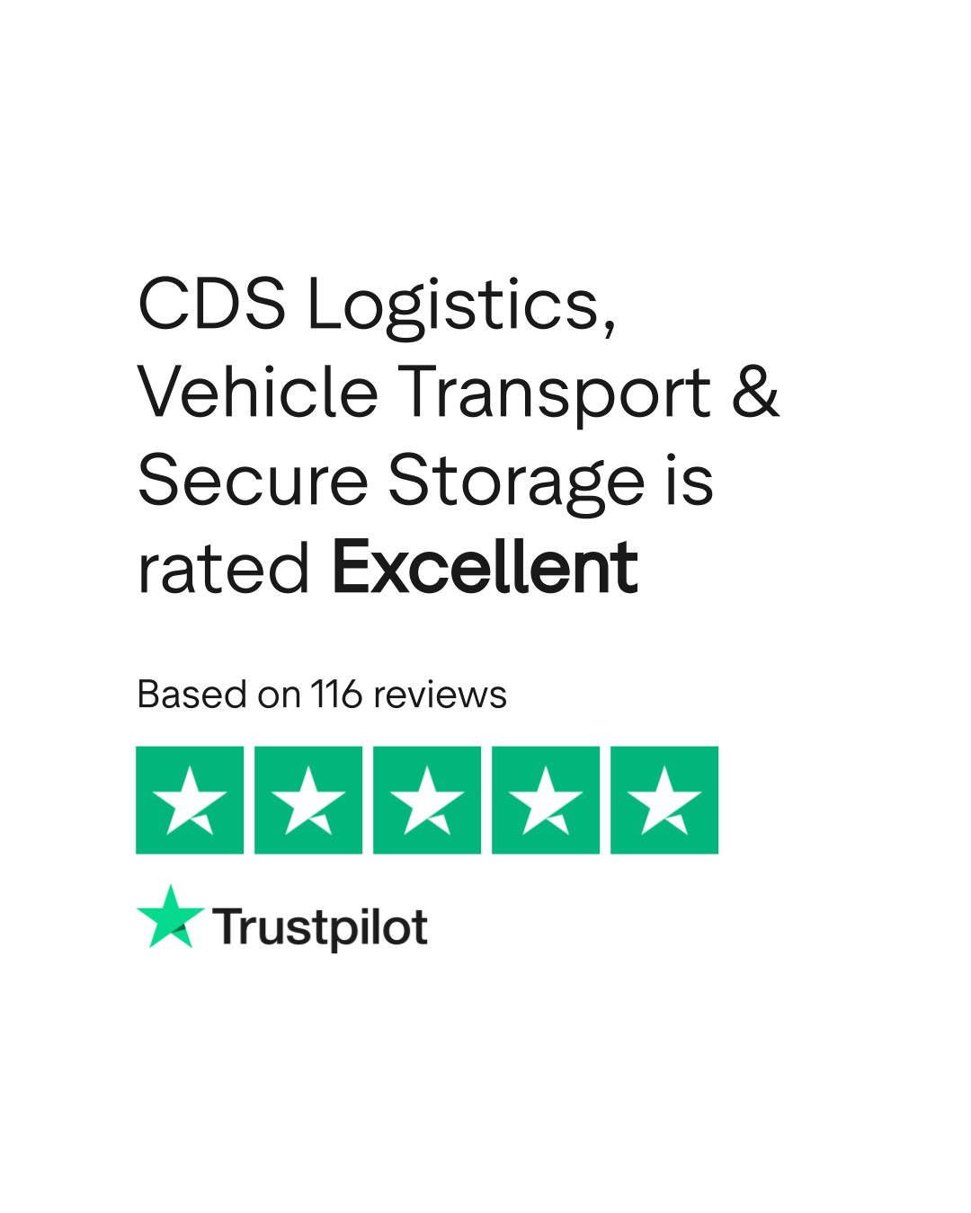 CDS Logistics, Vehicle Transport & Secure Storage Reviews | Read ...