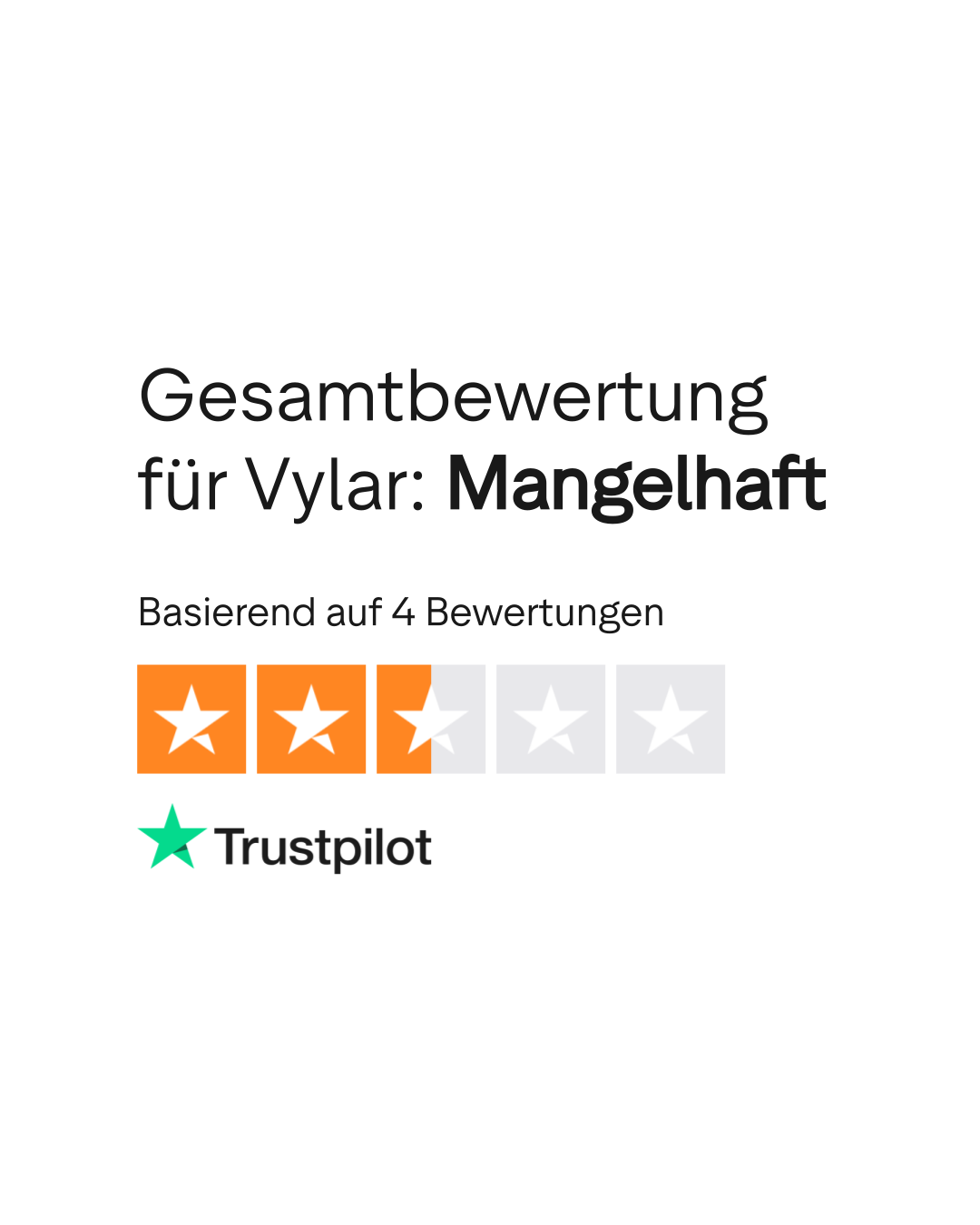 Bewertungen zu Vylar | Lesen Sie Kundenbewertungen zu vylar.de